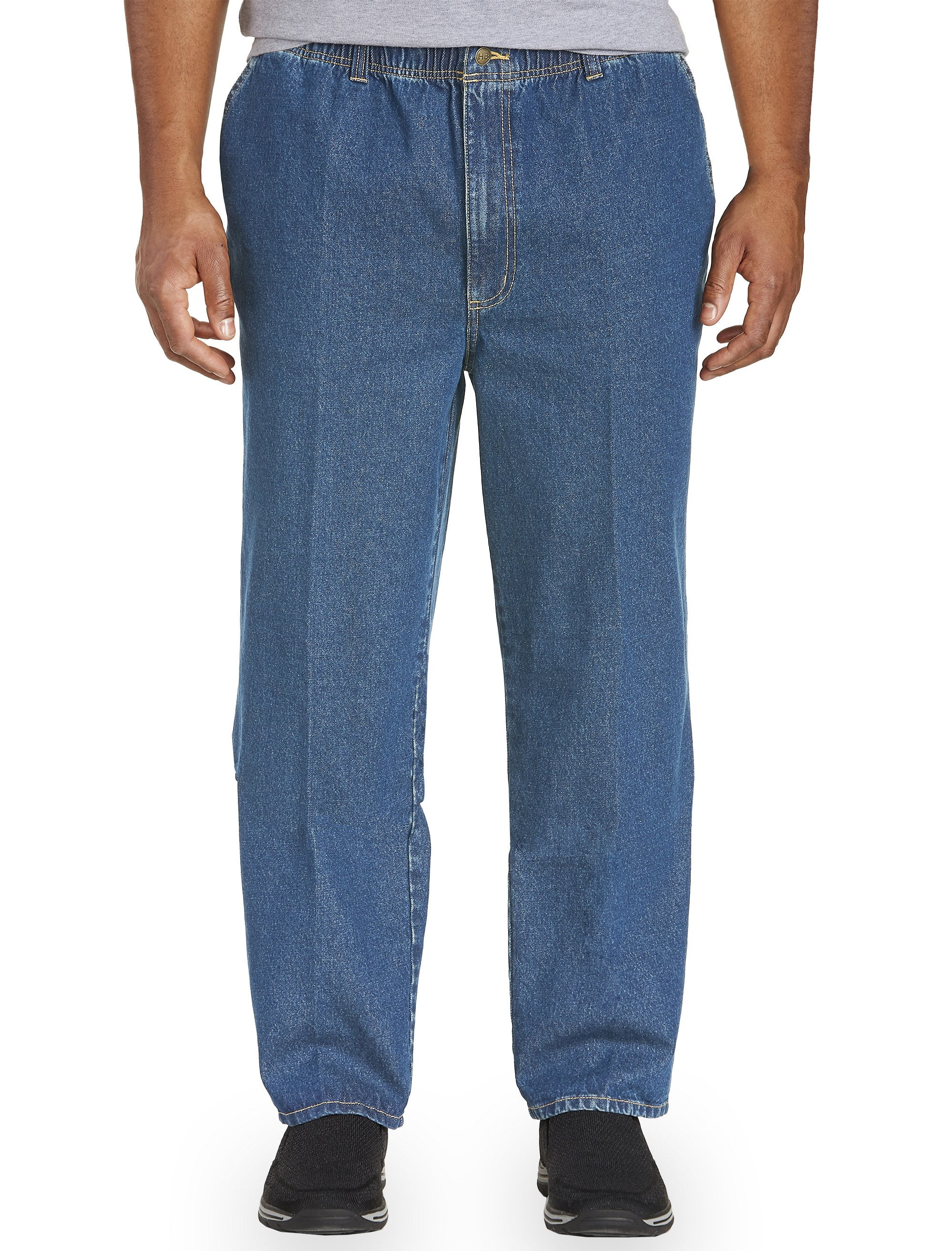 Harbor Bay by DXL Big and Tall Men's Full-Elastic Waist Jeans, Medium ...