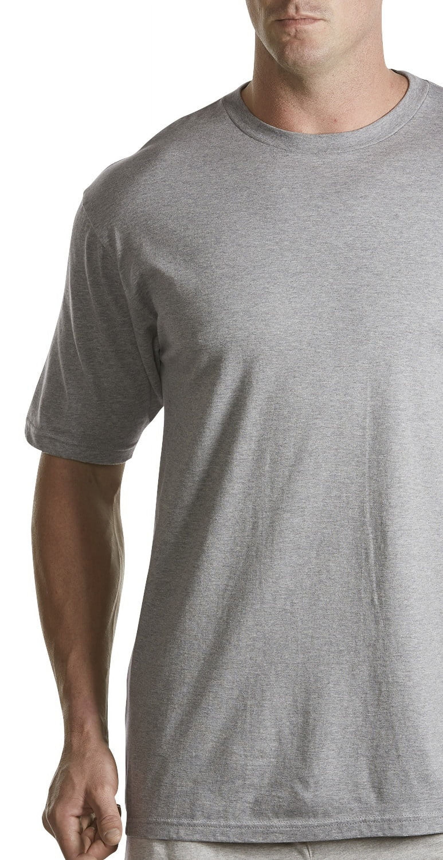 Harbor Bay by DXL Big and Tall Men's Color Crewneck T-Shirts, Grey, 8XL ...