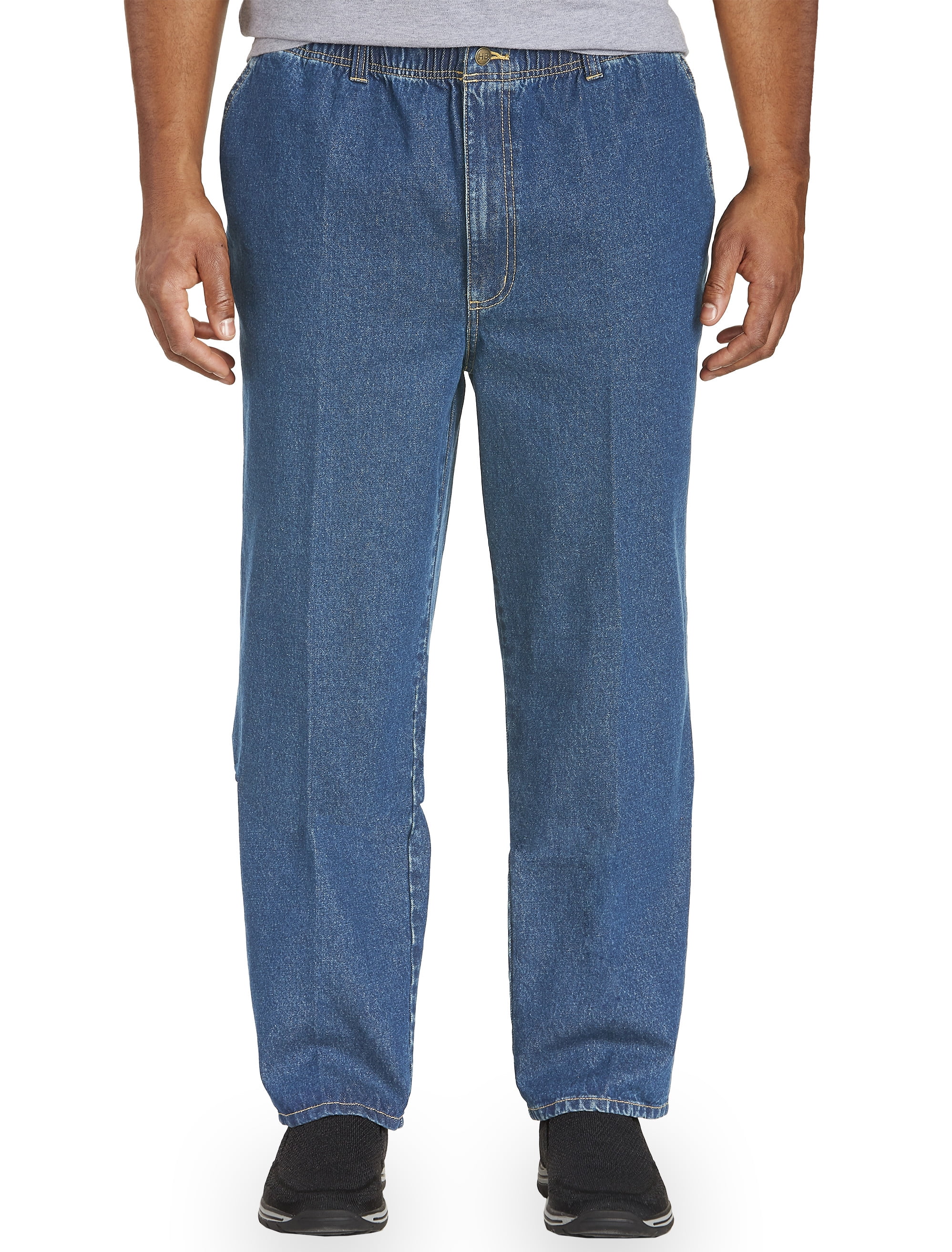 Harbor Bay by DXL Big and Tall Men's Full-Elastic Waist Jeans, Medium ...