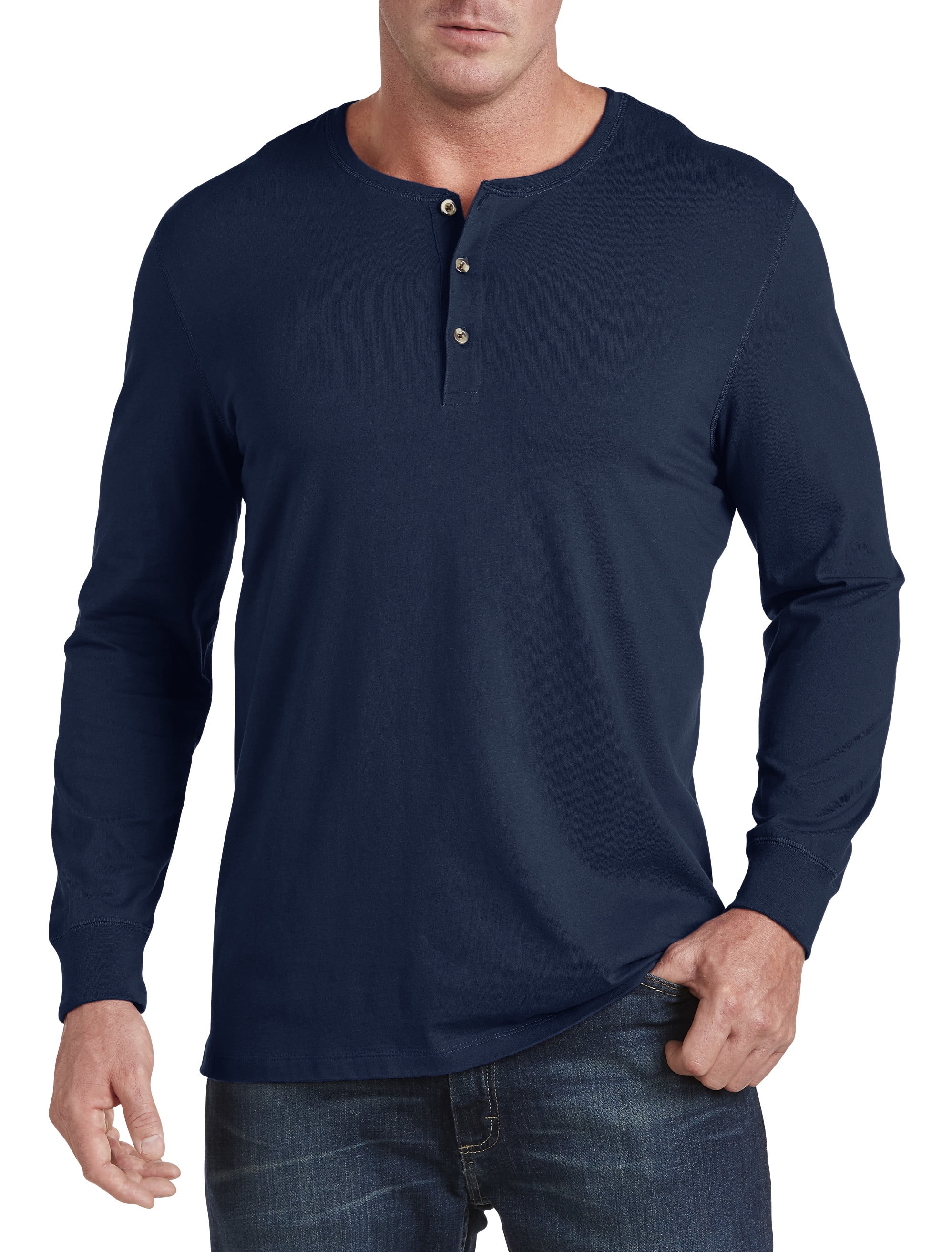 Big And Tall Henley Shirts