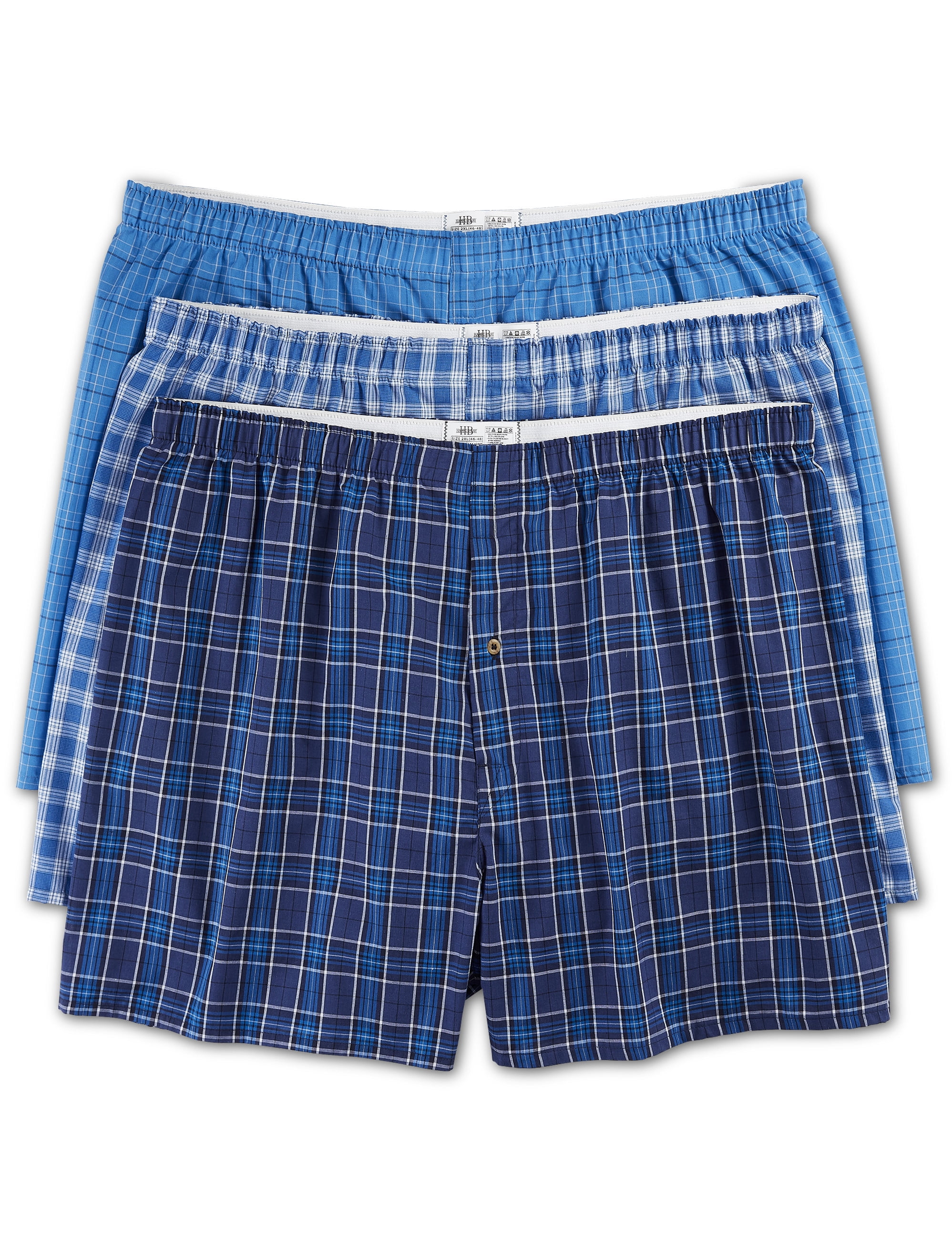 Harbor Bay by DXL Men's Big and Tall Big and Tall Men's Plaid Woven ...