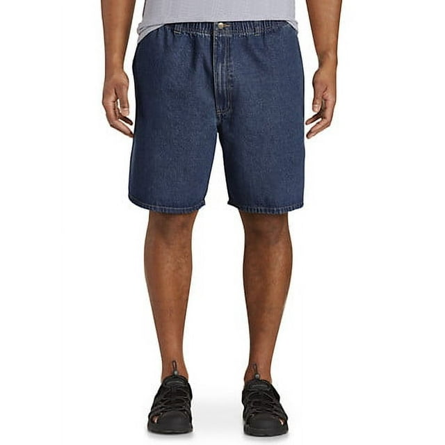 Harbor Bay By Dxl Mens Big And Tall Denim Shorts Dark Stonewash 1xl