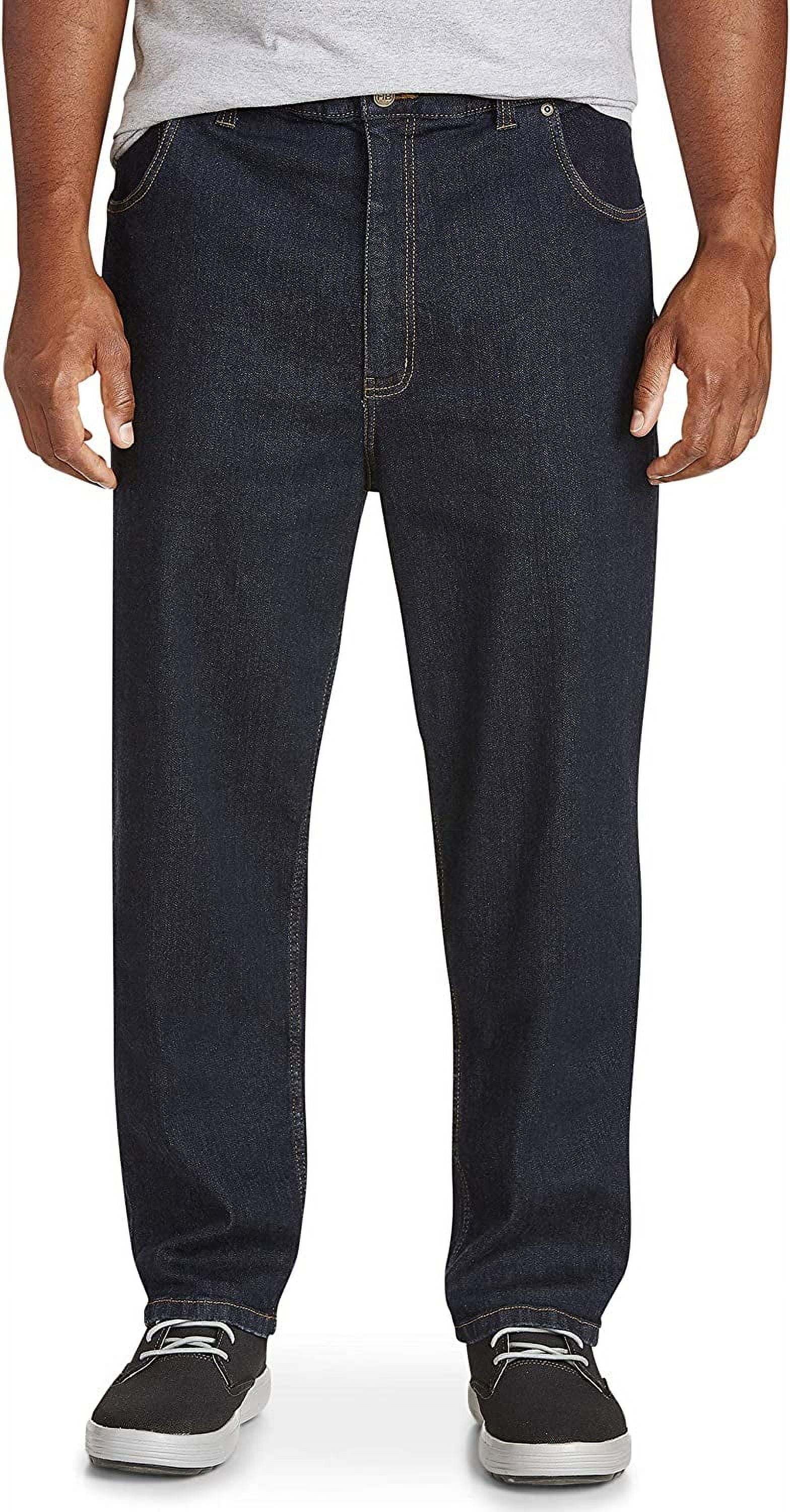 Harbor Bay Big & Tall Continuous Comfort Stretch Jeans by DXL, Dark ...