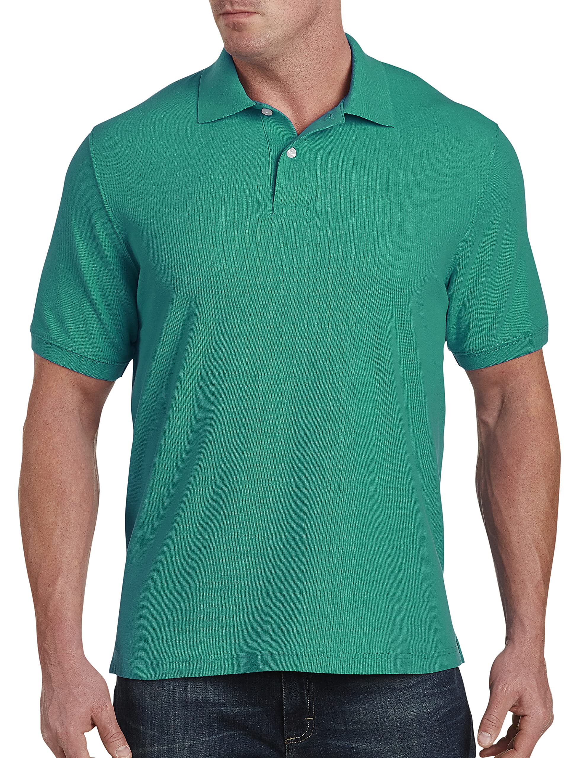 Harbor Bay by DXL Men's Big and Tall Men's Big and Tall Piqu Polo Shirt ...