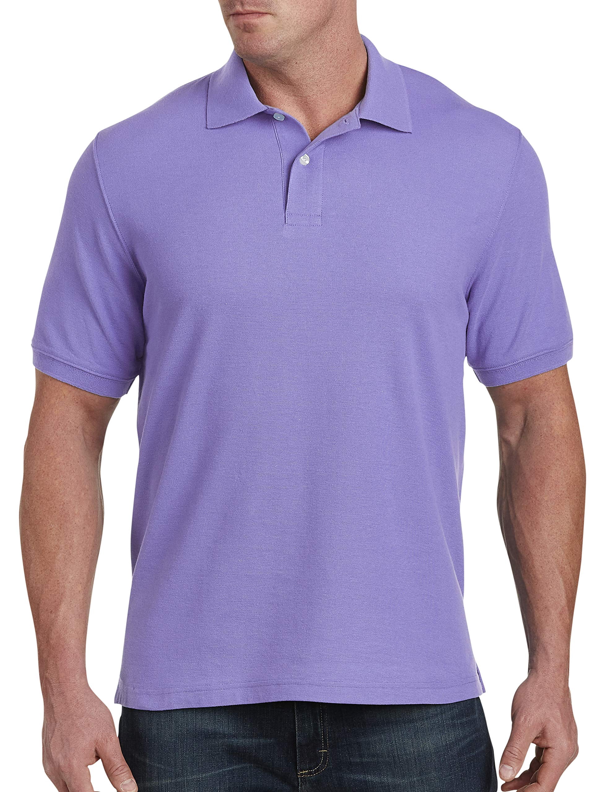 Harbor Bay by DXL Men's Big and Tall Men's Big and Tall Piqu Polo Shirt ...