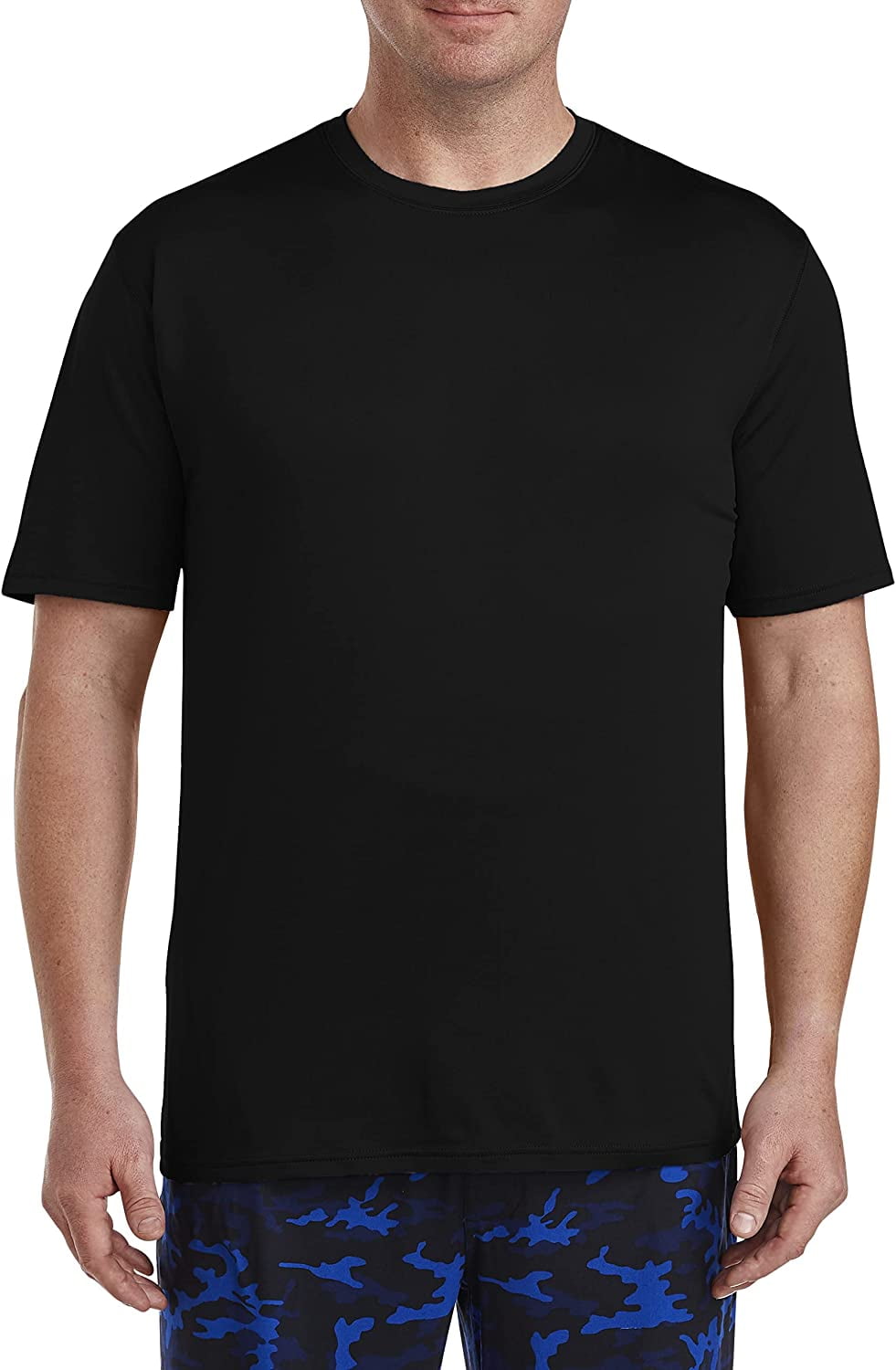 Harbor Bay by DXL Men's Big and Tall Tech Stretch Crewneck T-Shirt ...