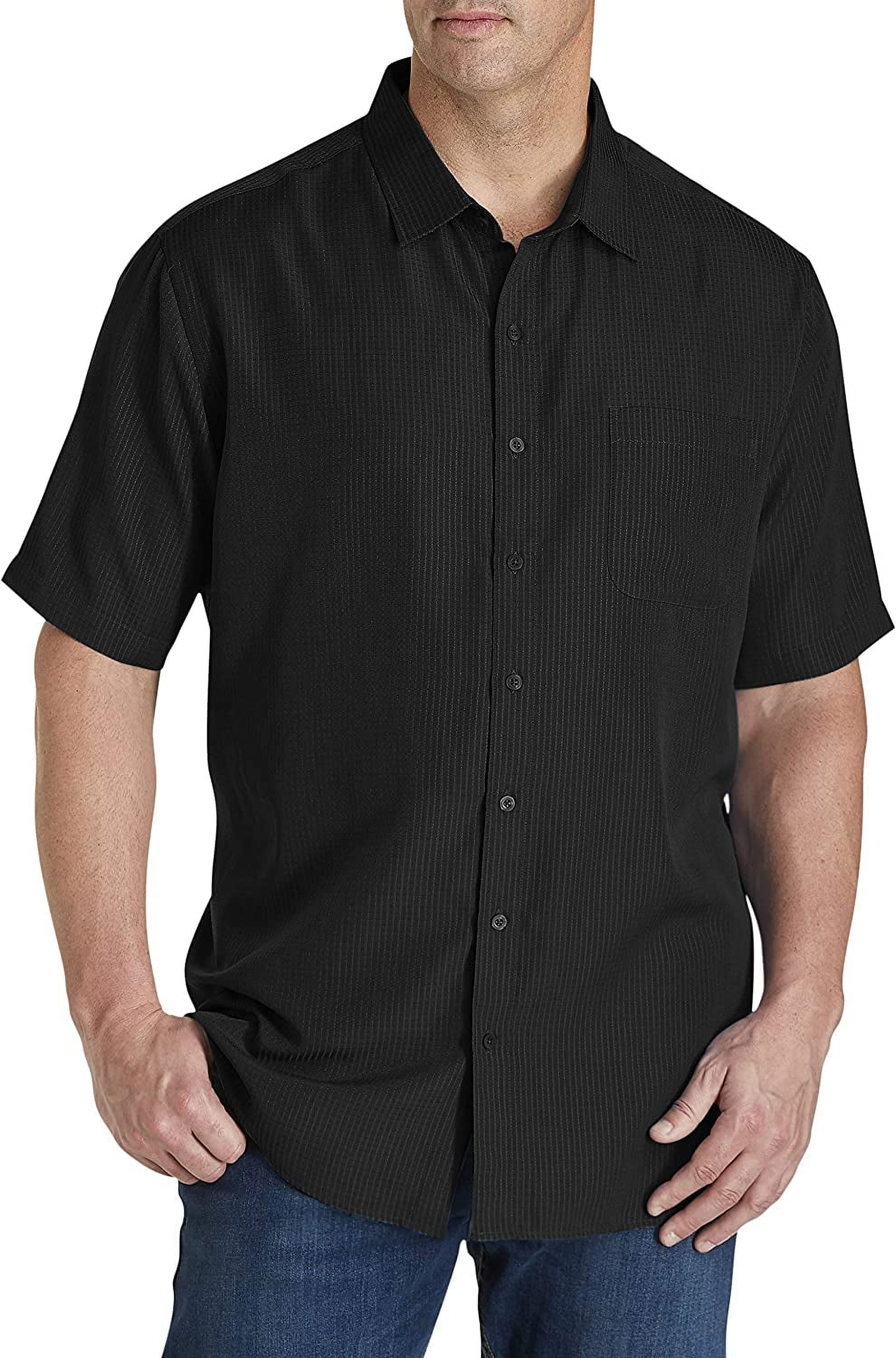 Microfiber Comfort Grid Sport Shirt Pale Banana 2XT - Walmart.com