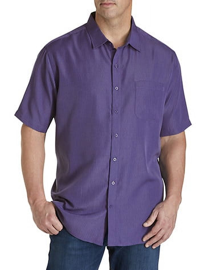 Harbor Bay by DXL Men's Big and Tall Microfiber Comfort Grid Sport ...