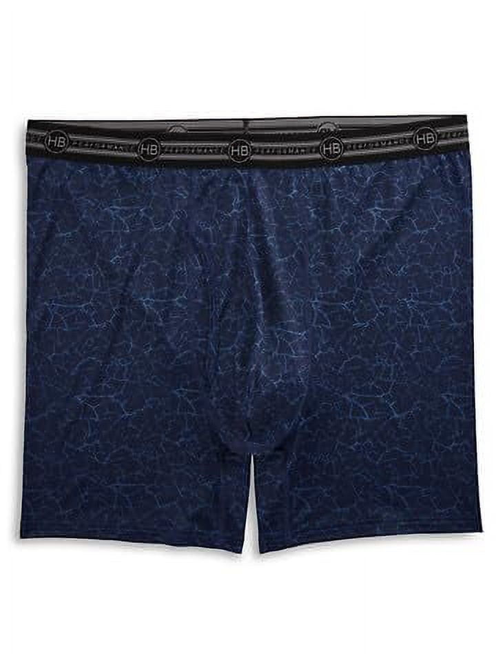 Harbor Bay by DXL Men's Big and Tall Printed Performance Boxer Briefs ...