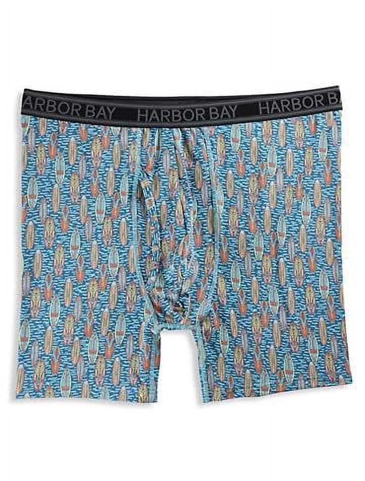 Harbor Bay by DXL Men's Big and Tall Surf's Up Performance Boxer Briefs ...
