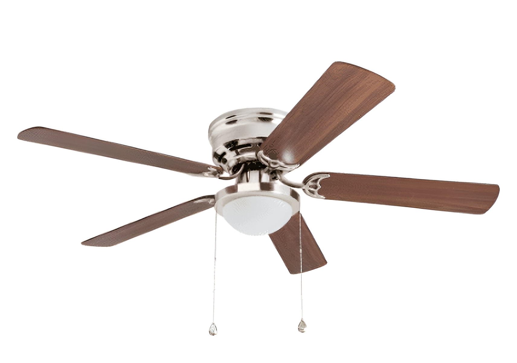 "Harbor Breeze Armitage 52"" LED Flush Mount Ceiling Fan with Light Kit ...