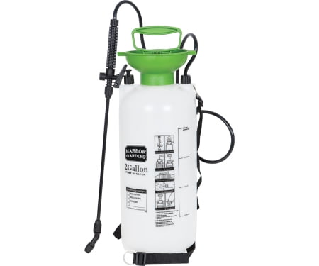 Harbor Gardens Pump Sprayer 2 Gallon with High Efficiency Nozzle ...
