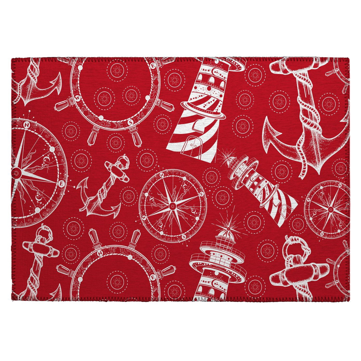 Harbor HA9 Red Coastal Rug 1' 8" X 2 ' 6" - Walmart.com