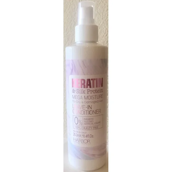 Harbor Keratin & Silk Protein Mega Moisture Leave In Conditioner, 8.4 ...
