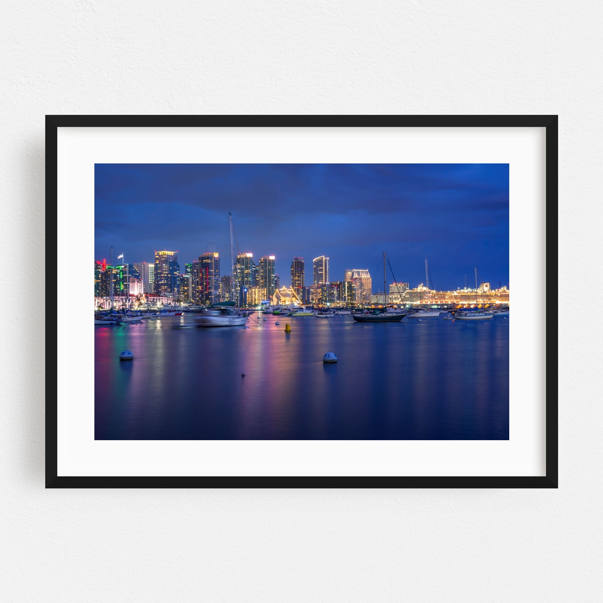 Harbor Lights Harmony - San Diego California Photography Cityscape ...