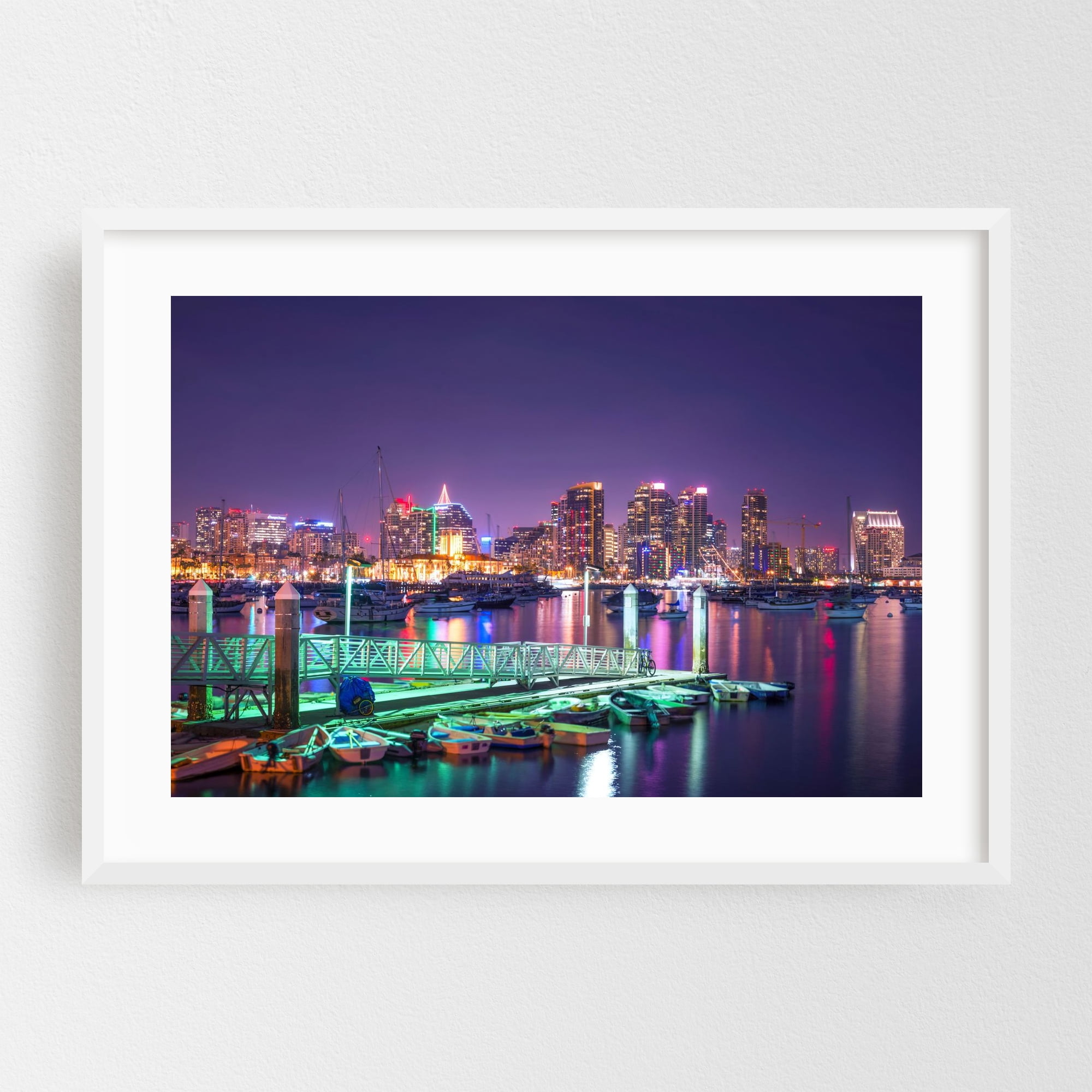 Harbor Lights - San Diego California Photography Cityscape Skyline ...