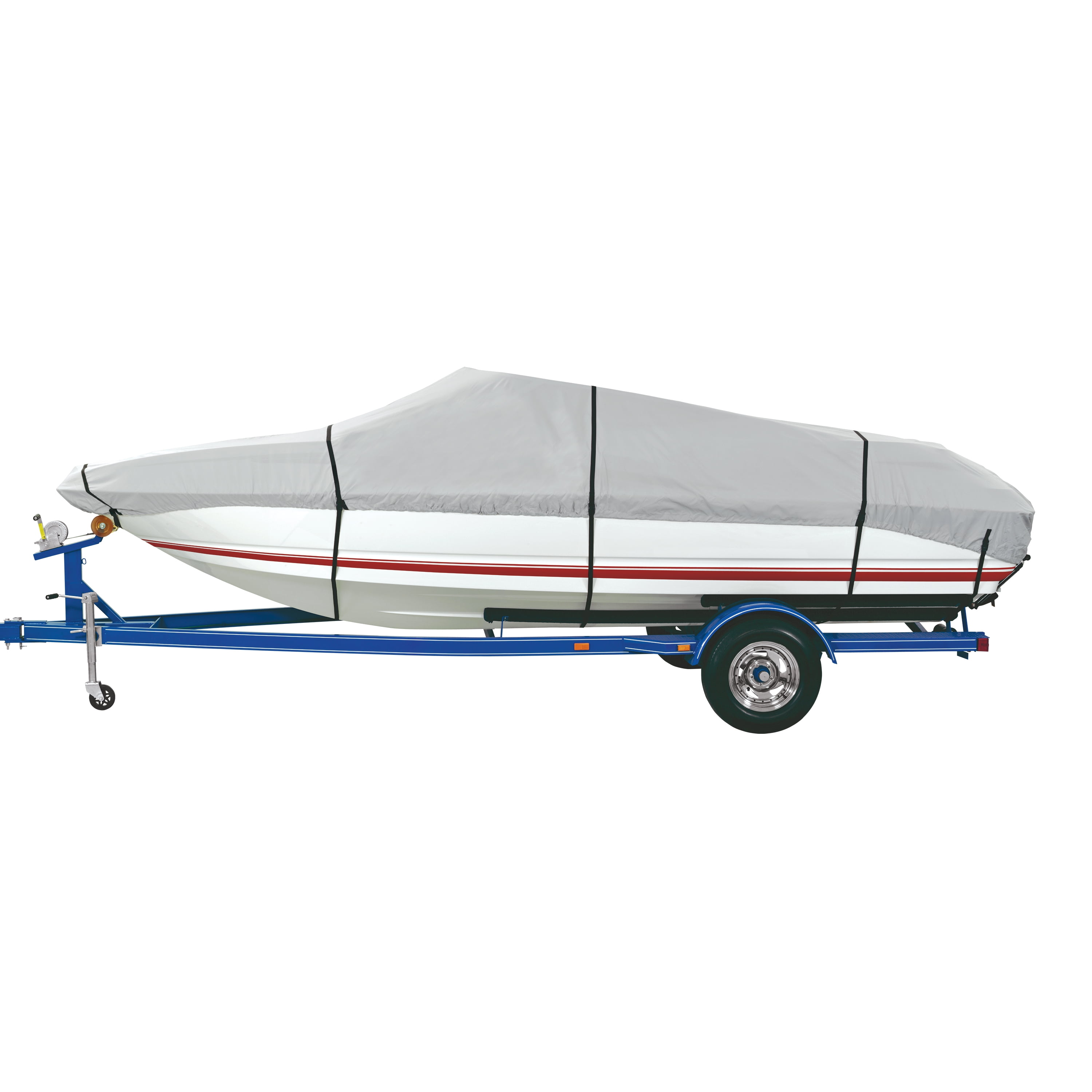 Harbor Master 300-Denier Polyester Boat Water-Resistant Cover, Gray ...