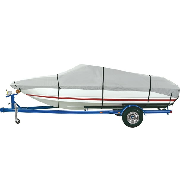Harbor Master 300-Denier Polyester Water-Resistant Boat Cover, Gray ...