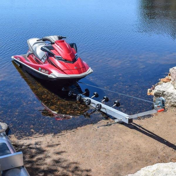 Harbor Mate Jet Ski Lift Dock with Rollers, 11.5' L Personal Watercraft ...