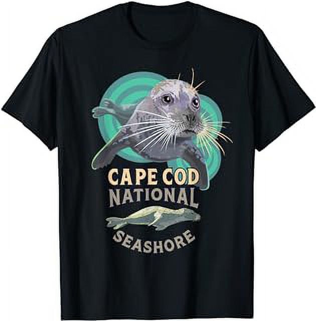 Harbor Seal at Cape Cod National Seashore Beach Souvenir T-Shirt ...