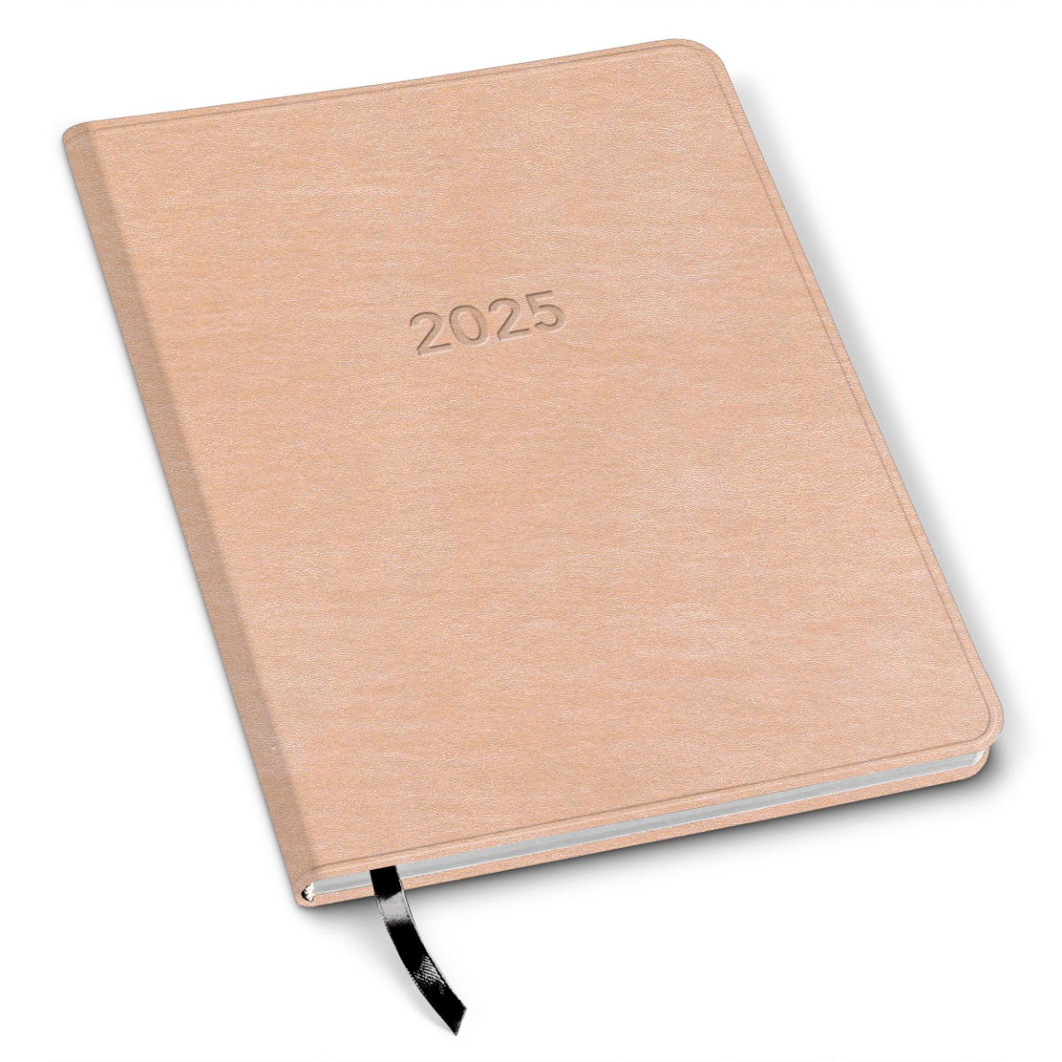 Harbor Weekly Planner Journal Planner 2025 - Metallic Rose Gold - 9"x7 ...
