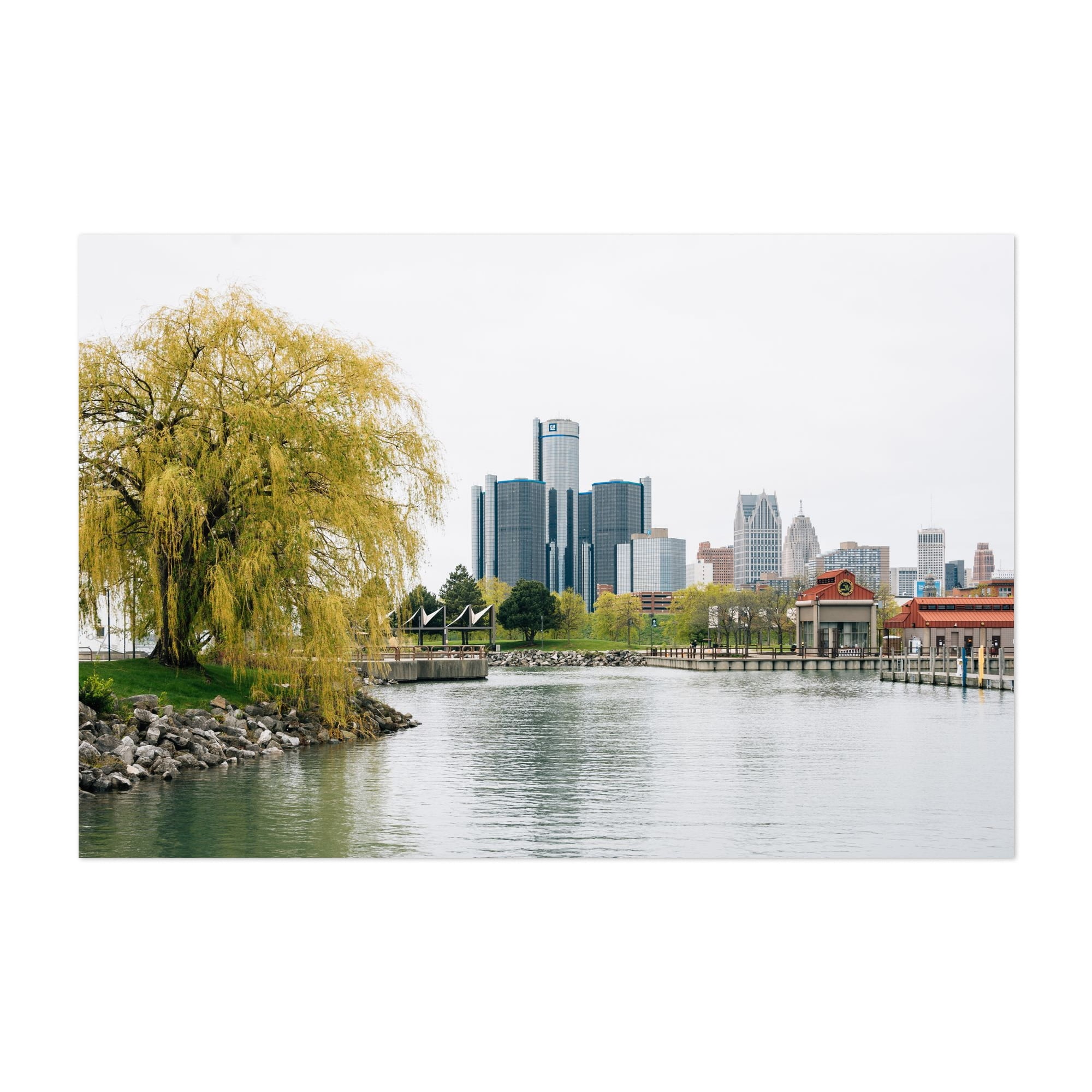 Harbor at Milliken State Park - Detroit Michigan Photography Cityscape ...