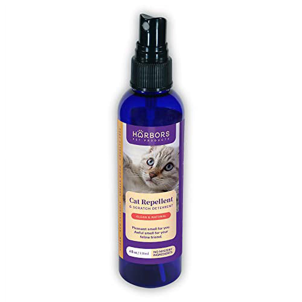 Harbors Cat Repellent and Trainer - Cat Repellent Spray Indoor - 4 oz ...