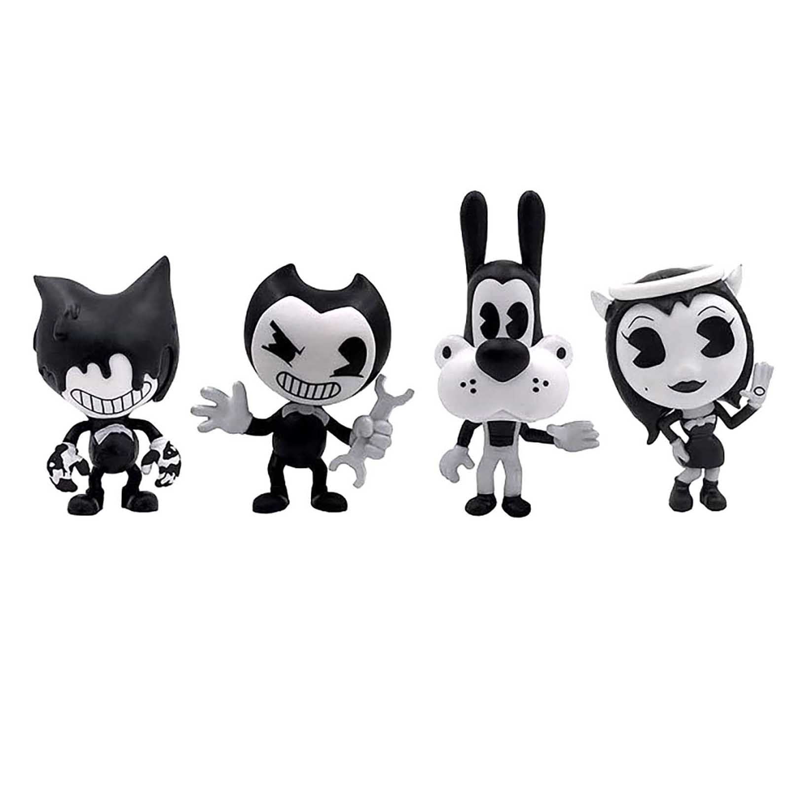 Harbrot 4 PCS Bendy and the Ink Machine Toys, 2.3" Bendy and the Ink ...