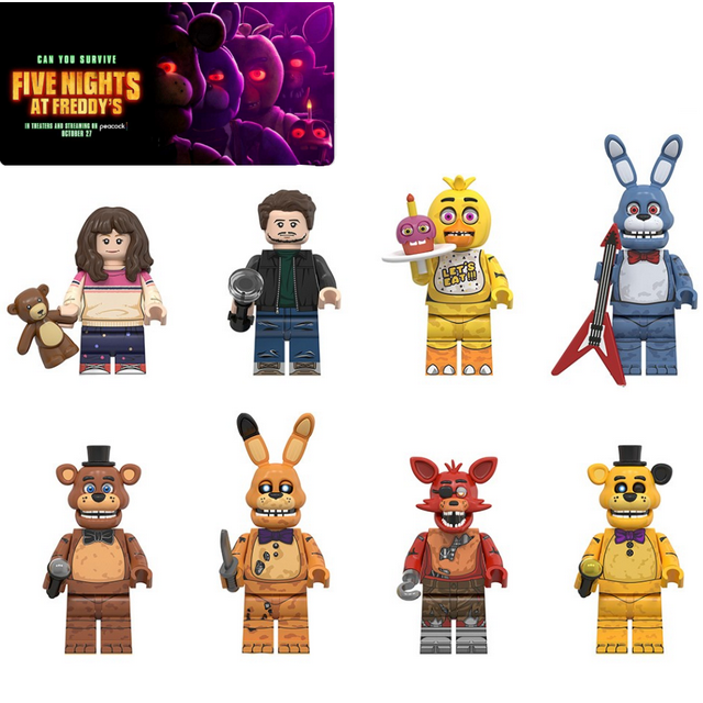 Harbrot 8Pcs/Set Five Nights at Freddy's Action Figures 2" Five Nights ...