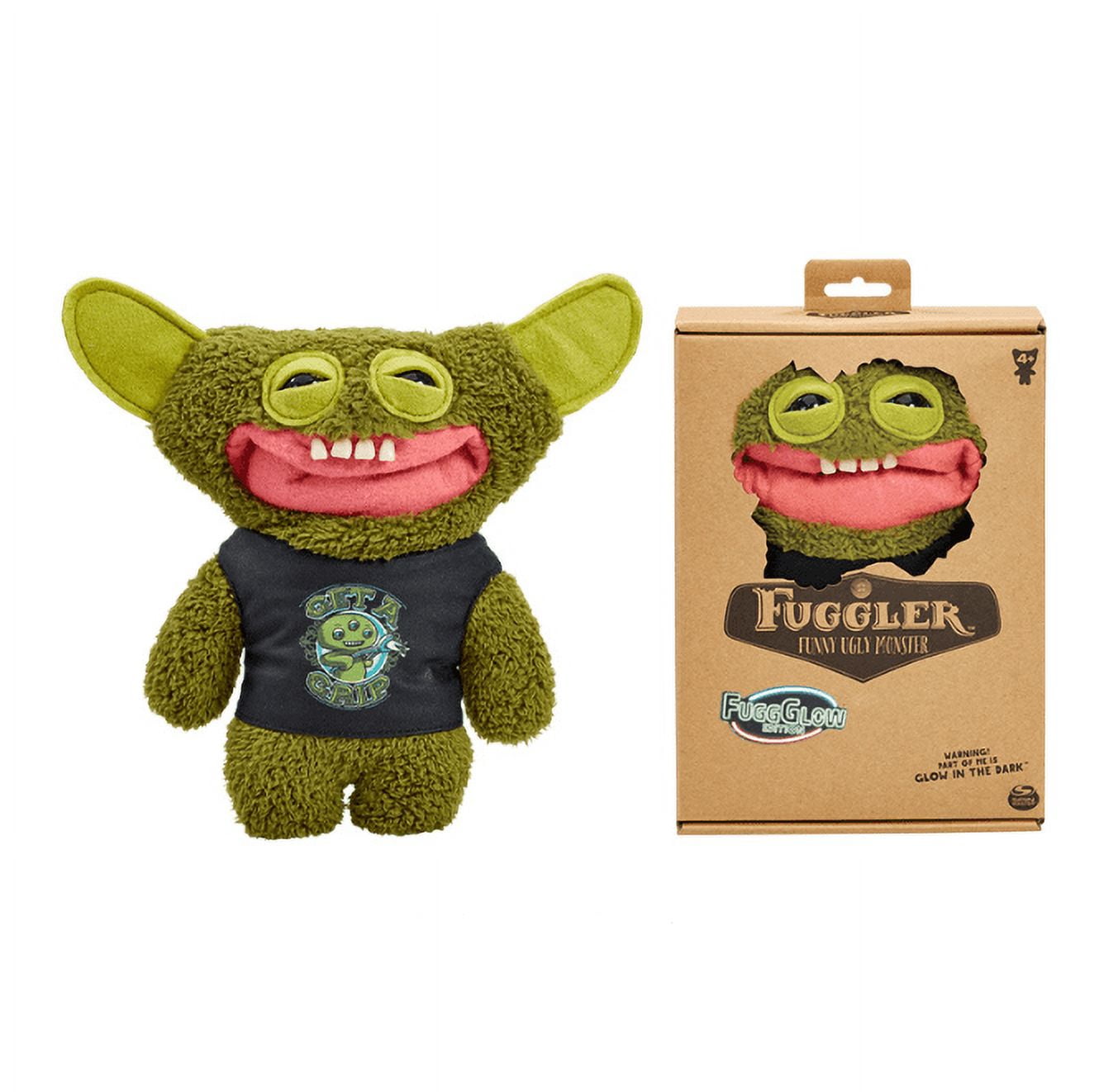 Harbrot 9.05" Fugg-ler Funny Ugly Monster, Grin Grin Khaki Fugg-ler ...