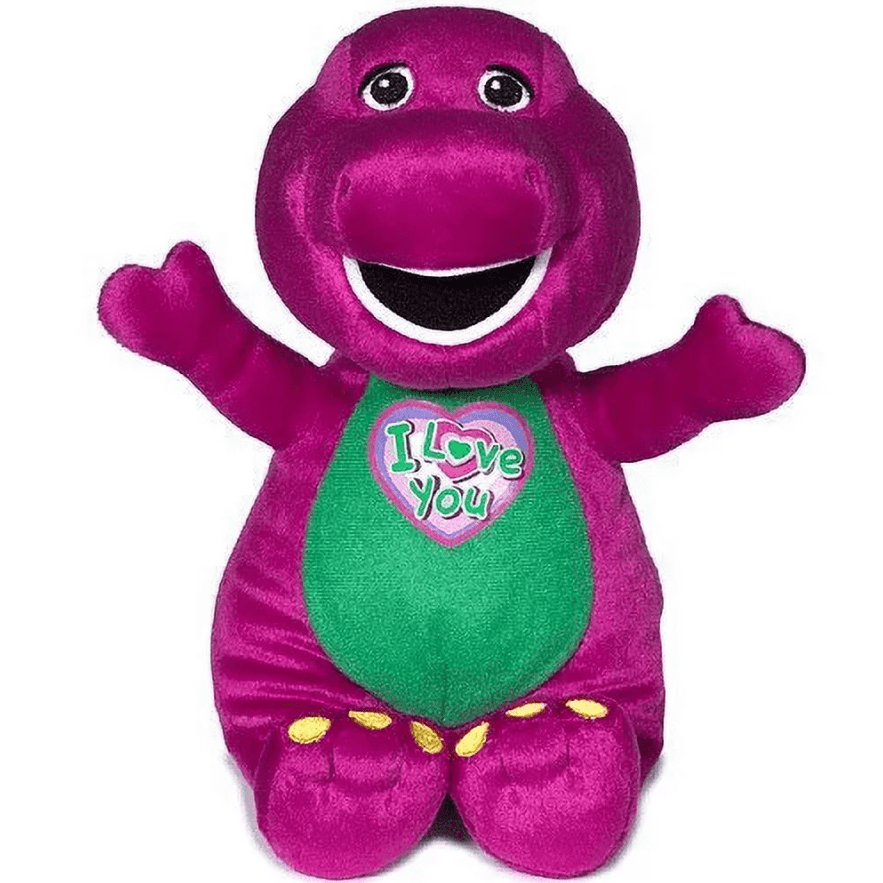 Harbrot Barney 12" Purple Dinosaur Plush, Barney Stuffed Animals Plush ...