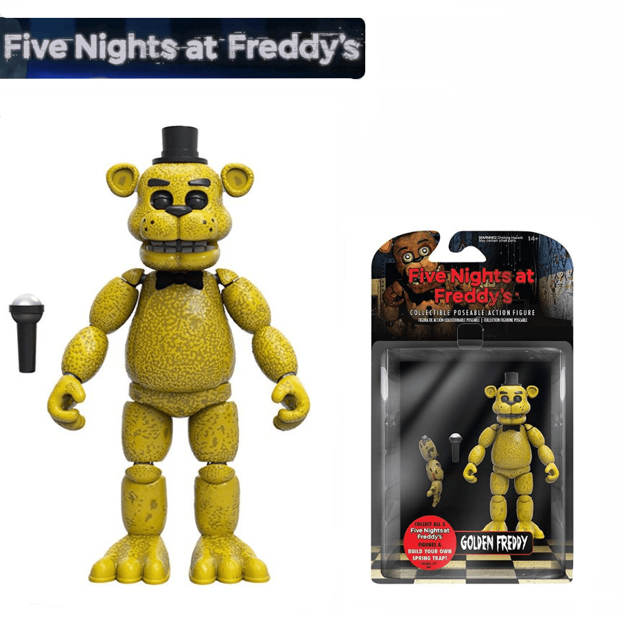 Harbrot Five Nights at Freddy's Action Figures, Spring Trap Golden ...