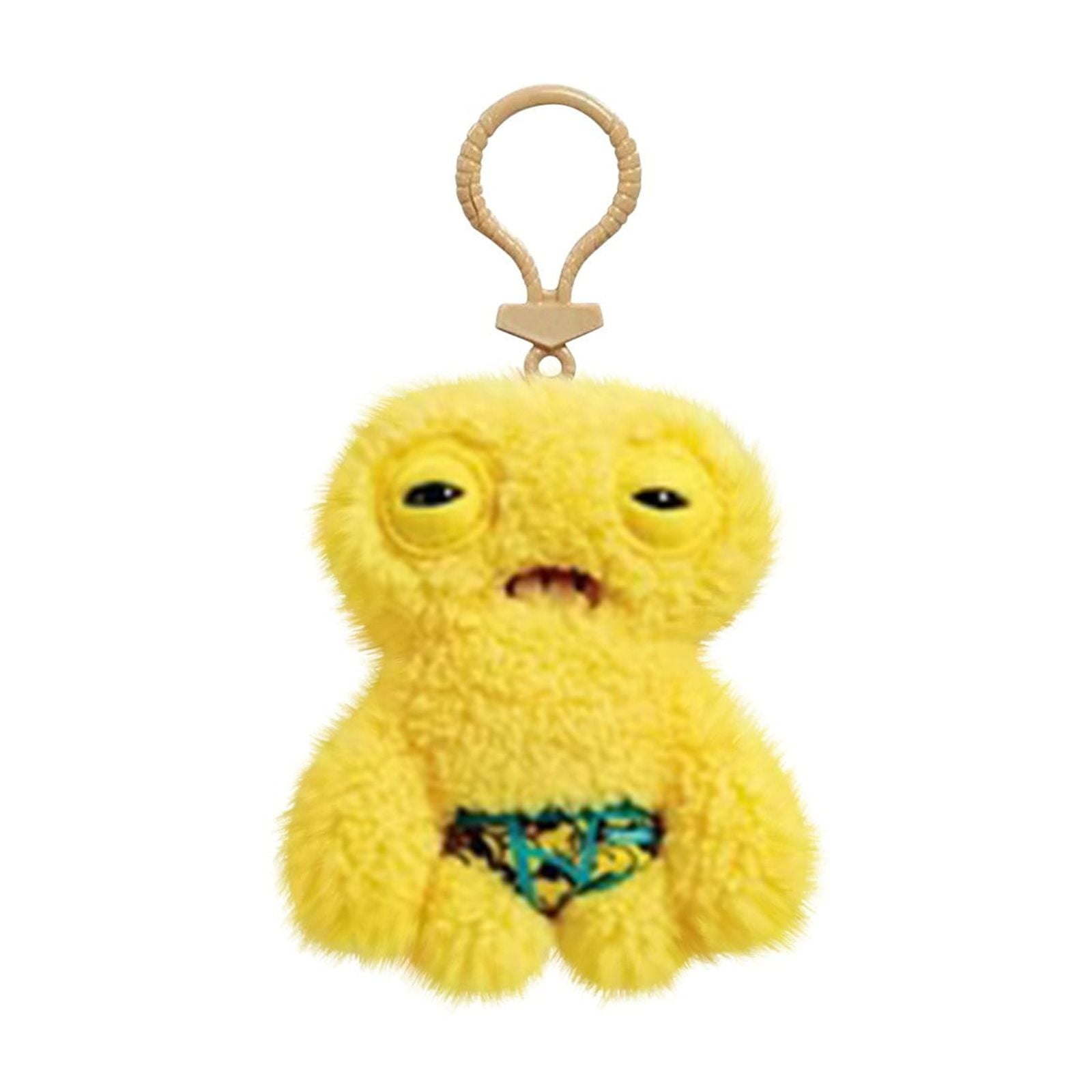 Harbrot Fugg-ler Keychain, 5" Fugg-lers in Toys Squidge - Yellow Plush ...