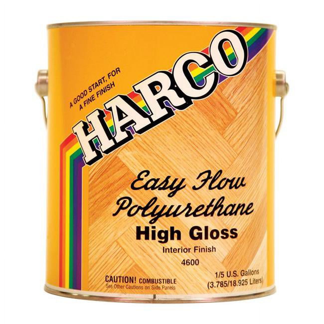 Harco 1817279 Easy Flow Super High-Gloss Clear Polyurethane, 1 gal ...