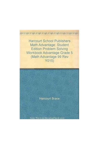 Pre-Owned Harcourt School Publishers Math Advantage: Student Edition Problem Solving Workbook ...