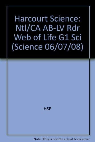 Pre-Owned Harcourt Science: Above-Level Reader Grade 1 Web of Life ...