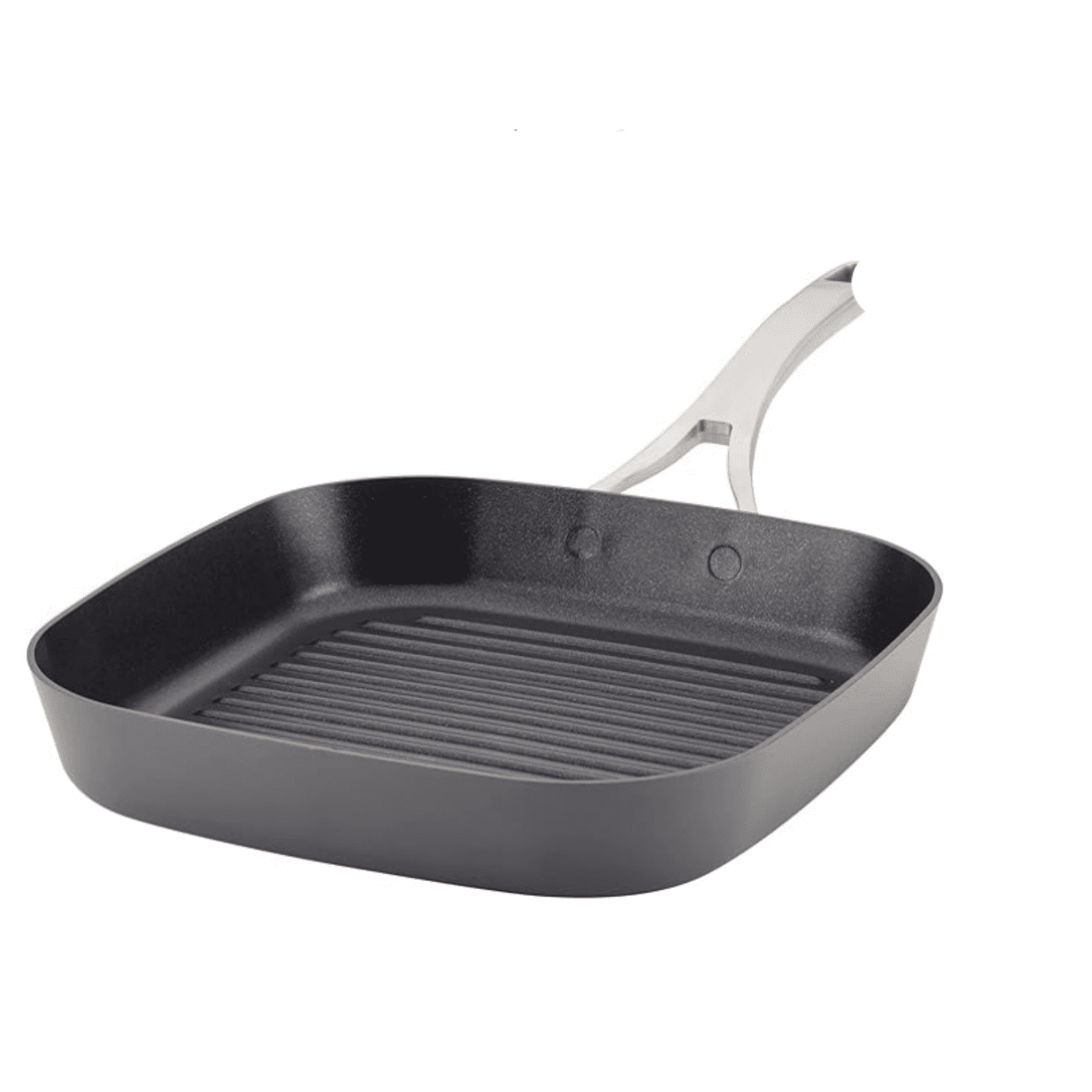 Hard Anodized Nonstick Deep Square Griddle Pan/Grill, 11 Inch, Dark ...