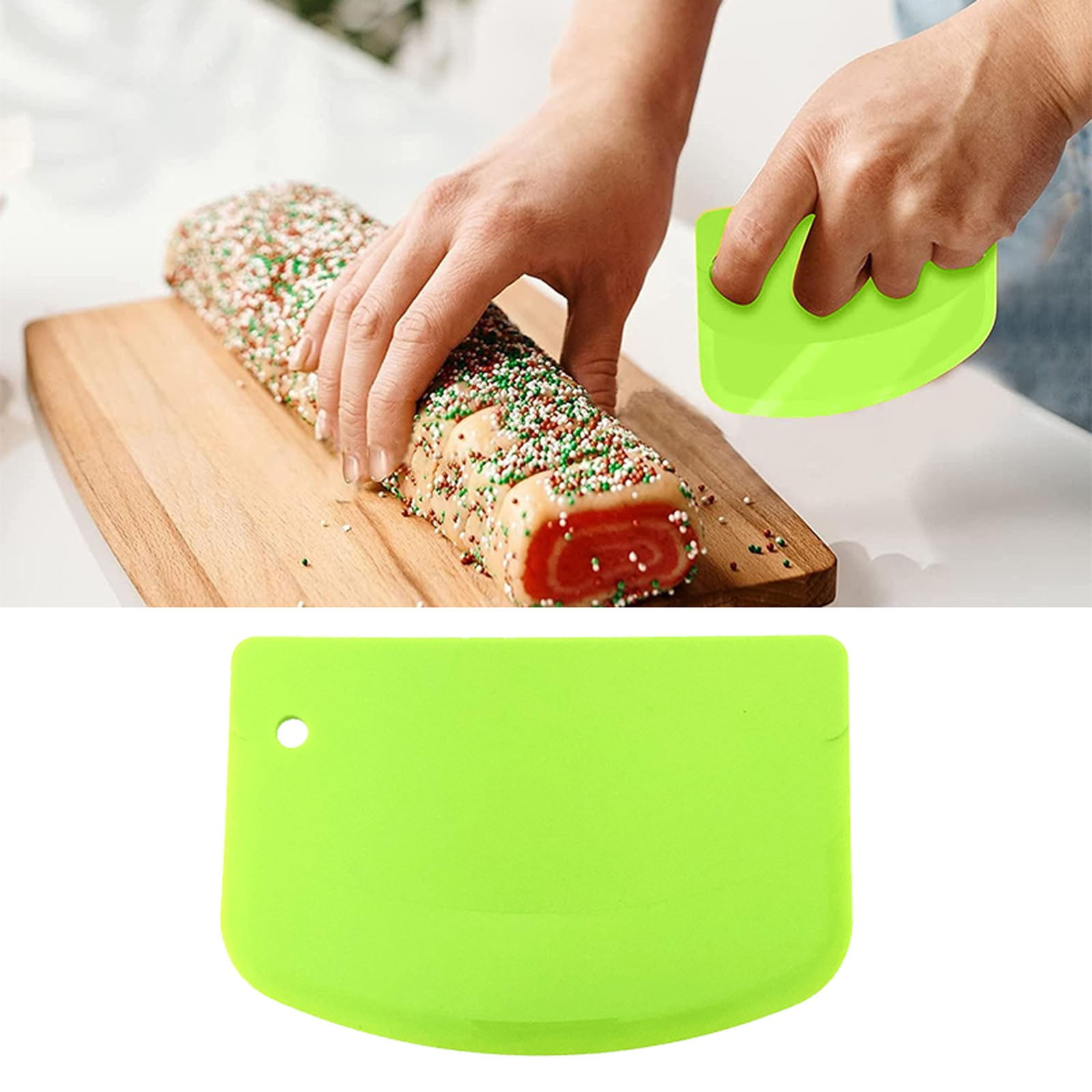 Hard Bench Scraper Dough Scraper-BPA Free PP Plastic Pastry Bread ...