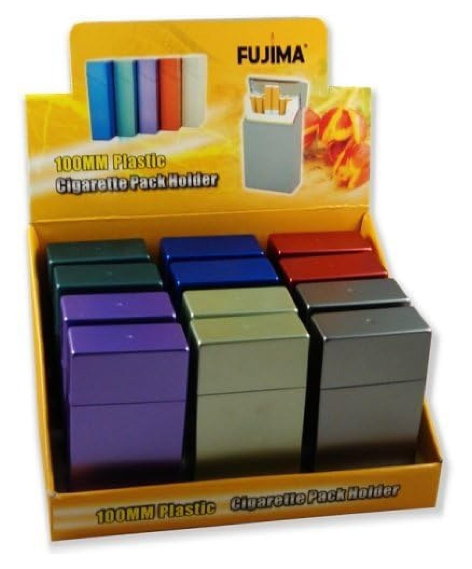 Hard Box Full Pack Cigarette Case (100's Size) (One Dozen) - Walmart.com