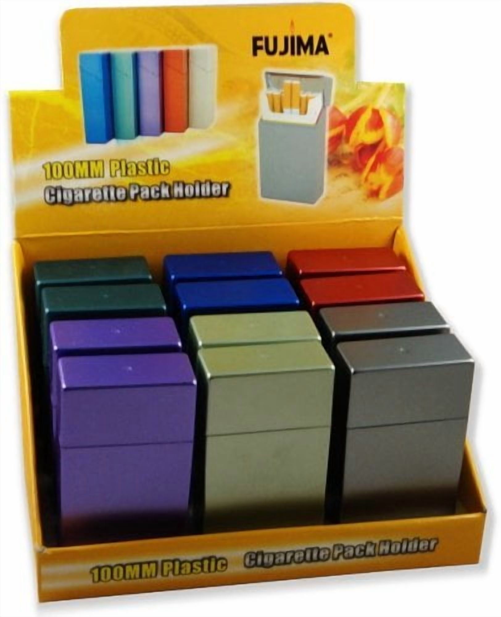 Hard Box Full Pack Cigarette Case (100's Size) (One Dozen) - Walmart.com