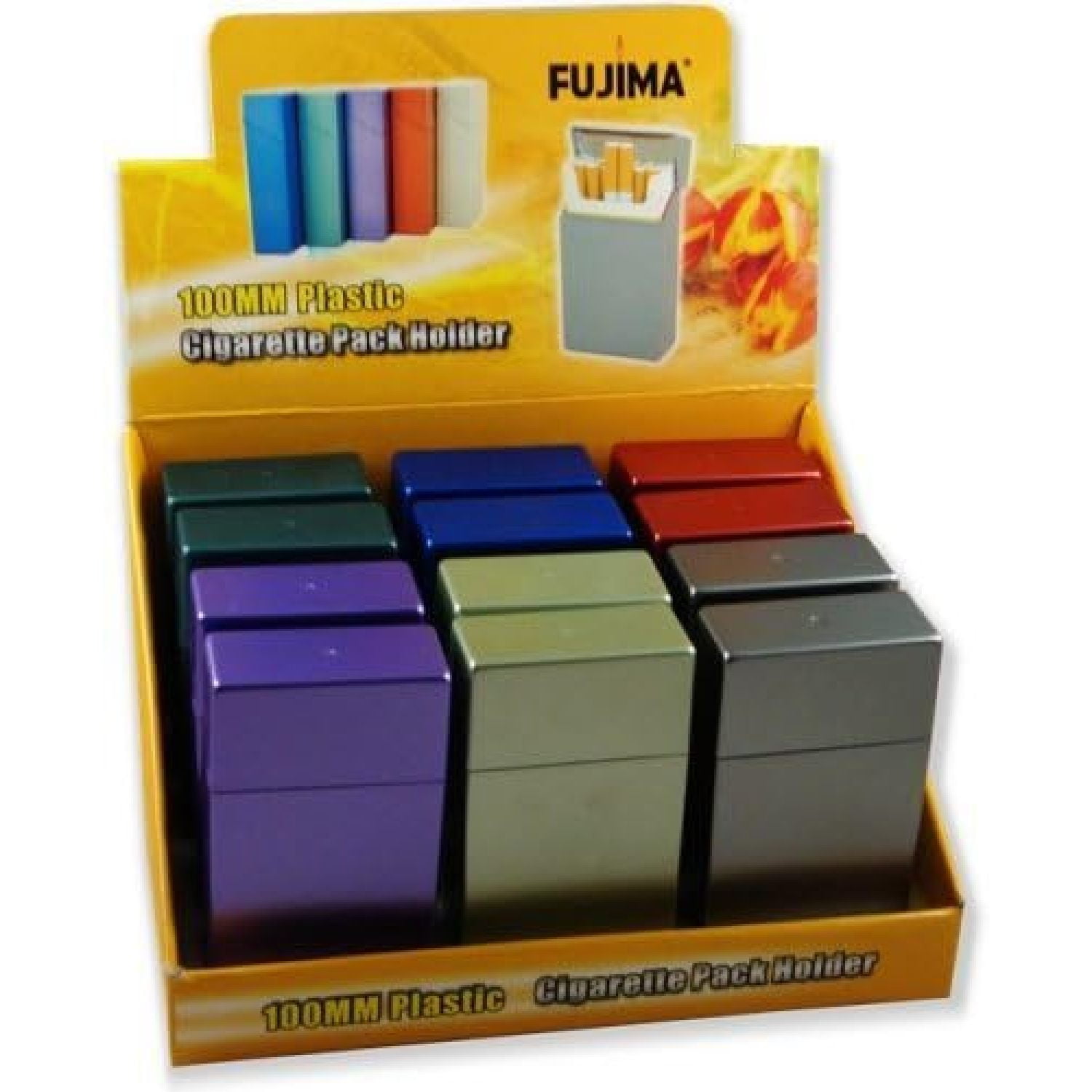 Hard Box Full Pack Cigarette Case (100's Size) (One Dozen) - Walmart.com