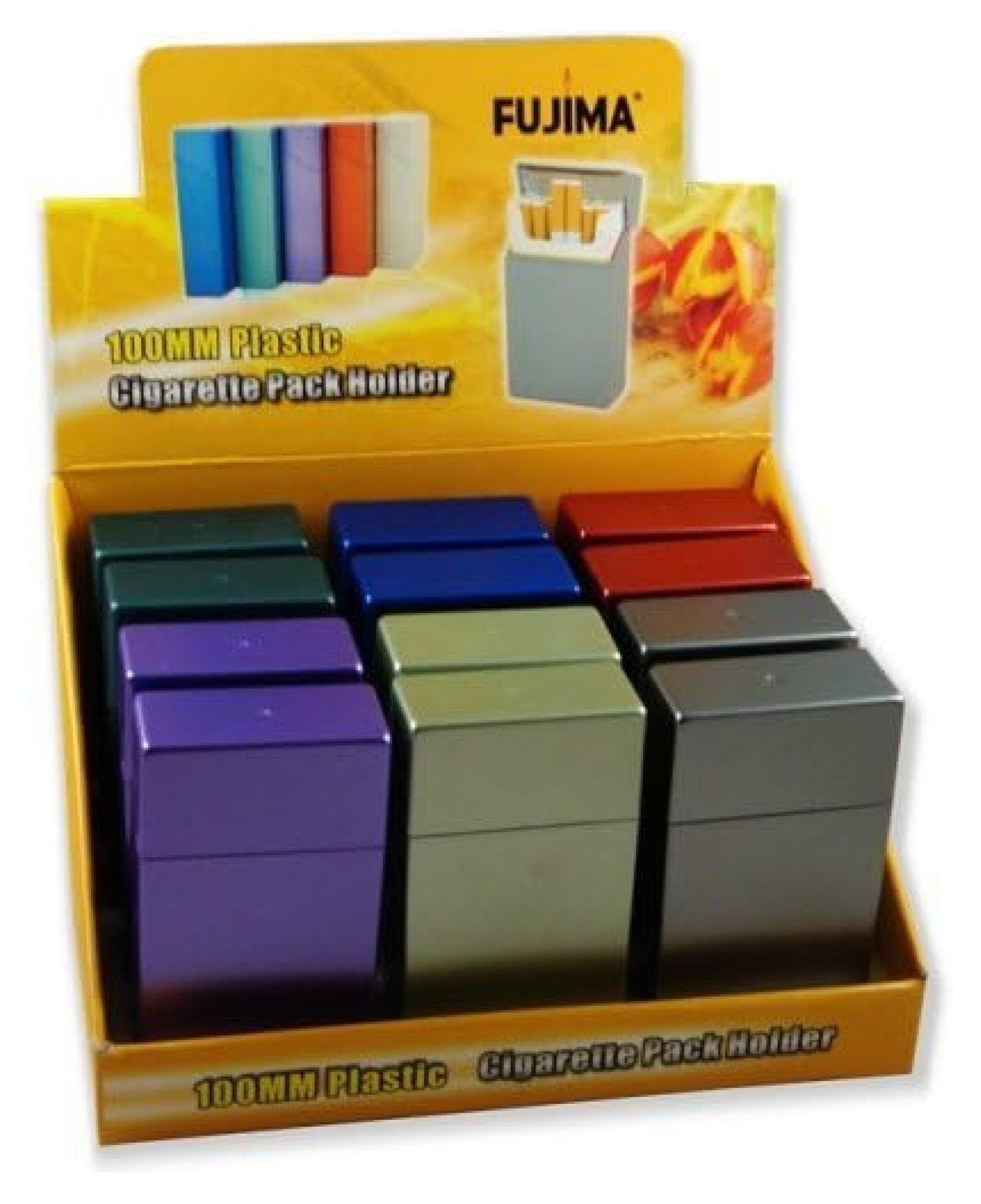 Hard Box Full Pack Cigarette Case (100's Size) (One Dozen) - Walmart.com