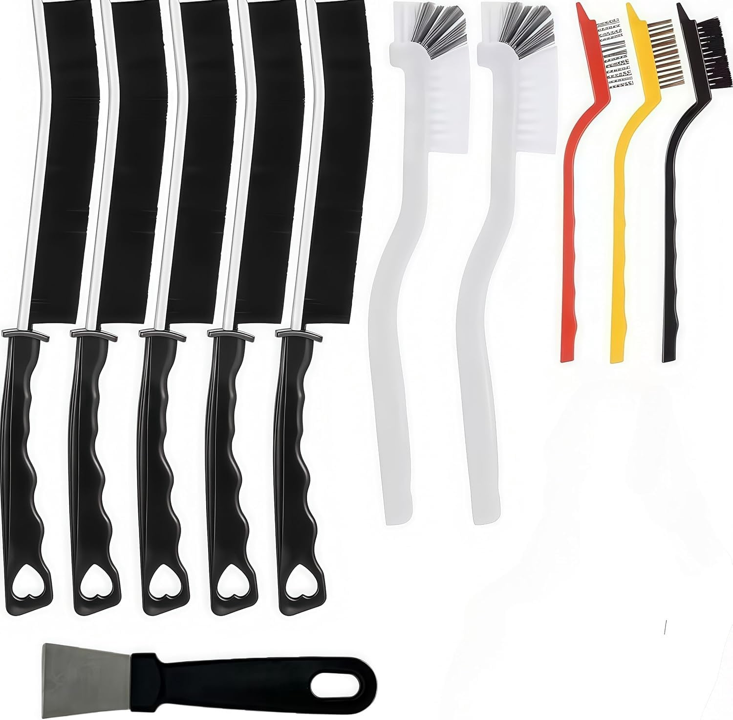 Hard Bristle Crevice Cleaning Brush, Small Cleaning Brushes, Grout ...