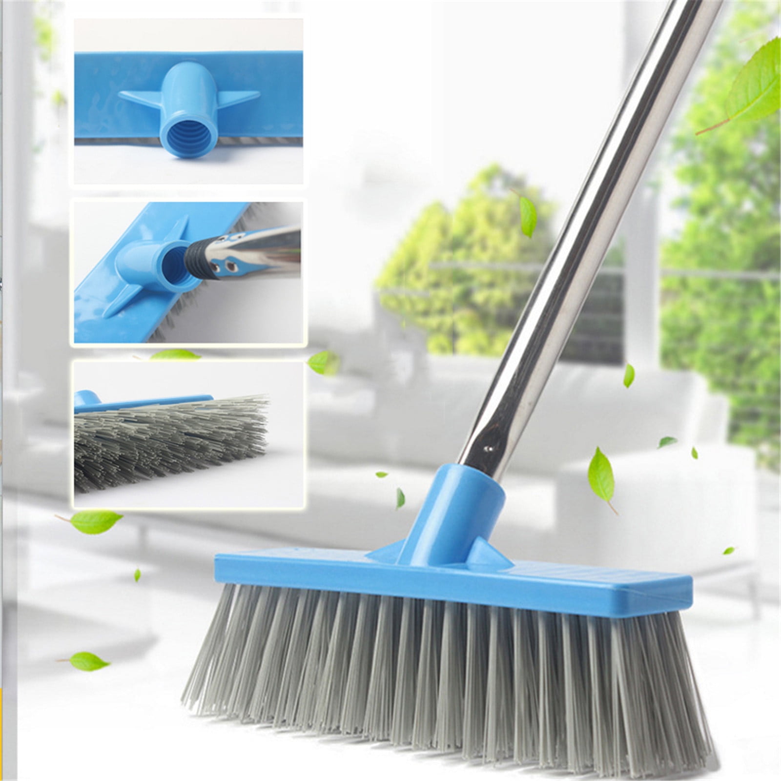 Hard Bristle Floor Brush, Ceramic Tile Scrubber, Heavy-Duty Cleaning ...