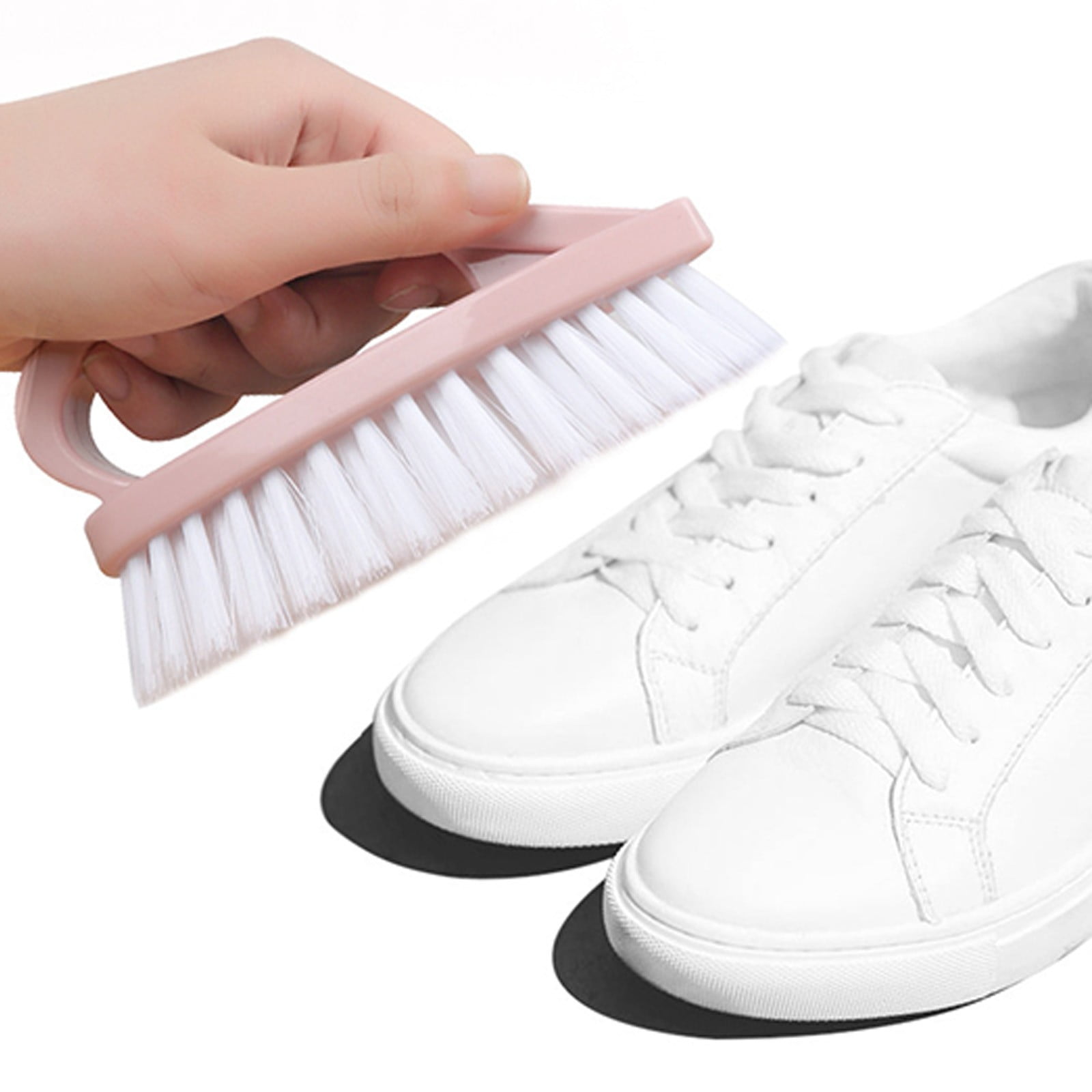 Hard Bristle Shoe Brush Plastic Handle Multi-purpose Laundry Clothes ...