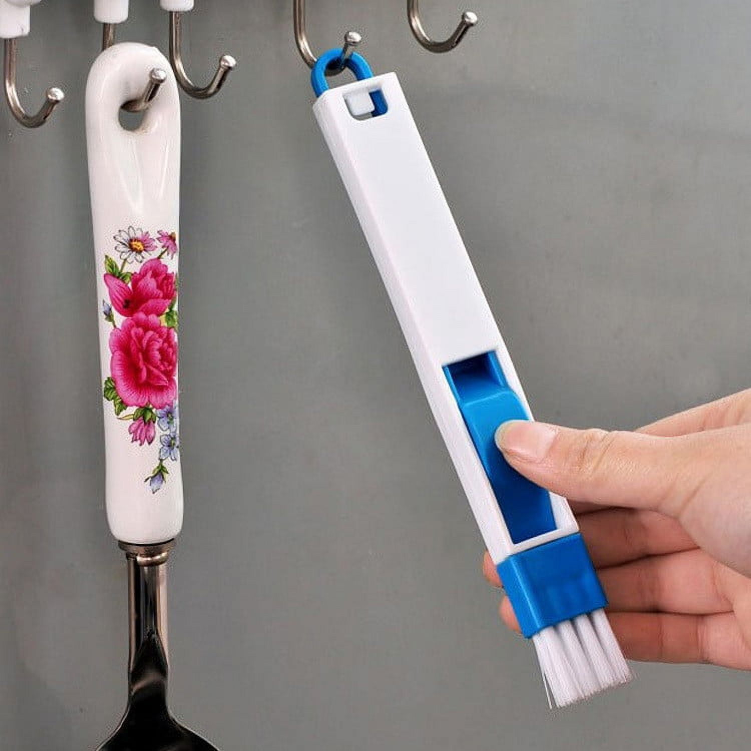 Hard-Bristled Crevice Cleaning Brush - Multifunctional Brush Slot ...