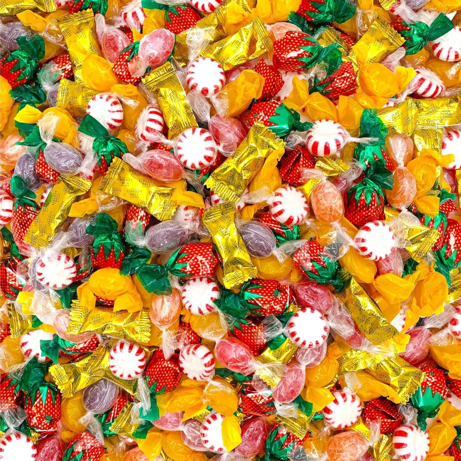 Hard Candy Assortment - Strawberry Bonbons, Starlight Mints ...