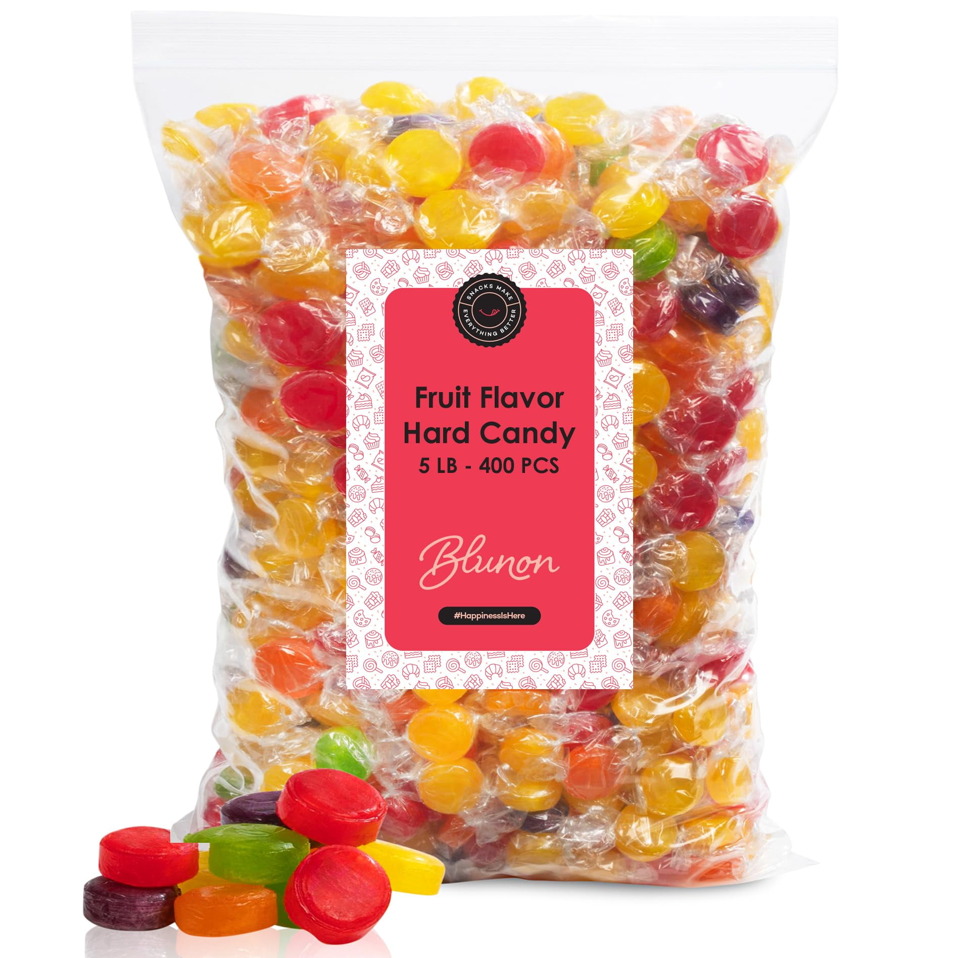 Hard Candy Bulk Assorted BCF26 - 5 Pounds Fruit Flavored Candies ...