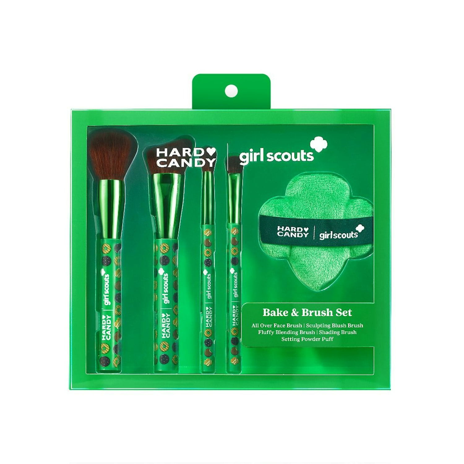 Hard Candy Girl Scouts Limited Edition Bake & Blend Brush Set, Makeup Brushes & Setting Powder ...