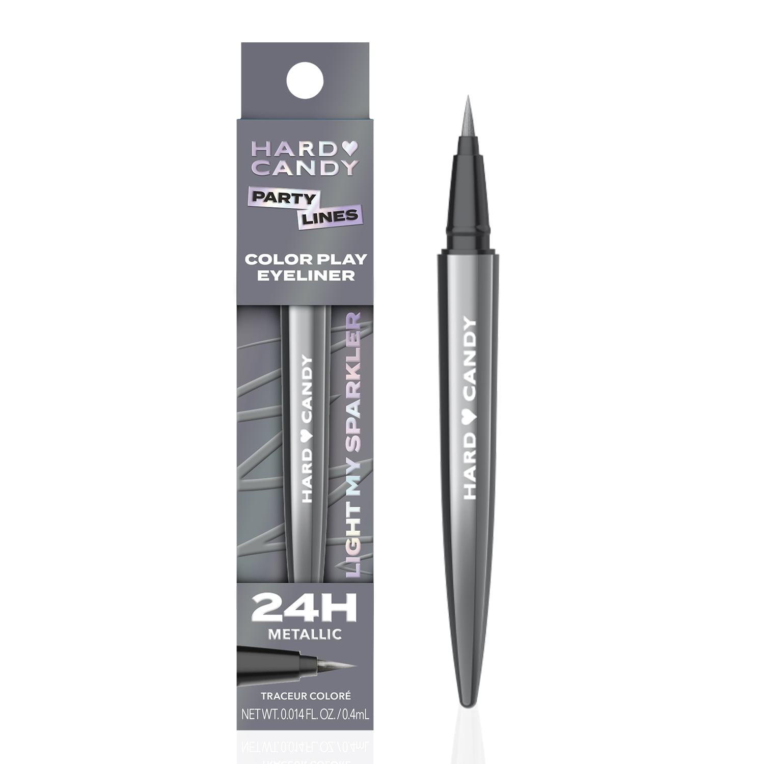Hard Candy Party Lines Color Play Eyeliner, Liquid, 24HR, Light My ...